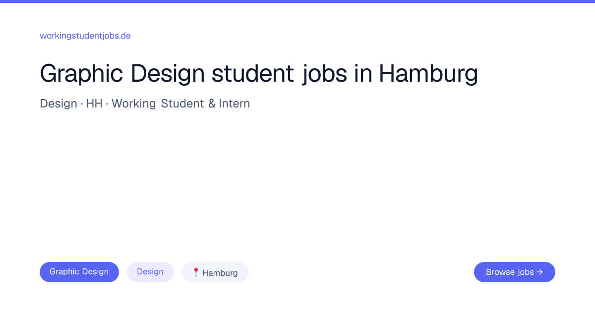 Grafik Design Jobs Hamburg